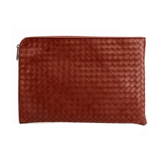Bottega Veneta Intrecciato Clutch - Red