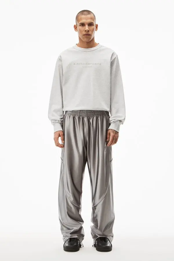Alexander Wang Puff Logo Long Sleeve T-shirt