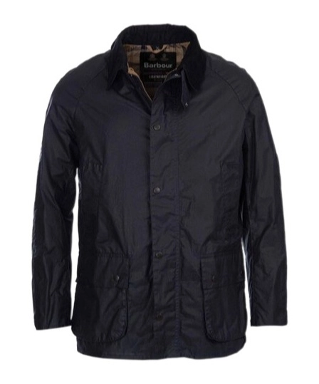 Barbour Ashby Waxed Cotton Jacket - Black