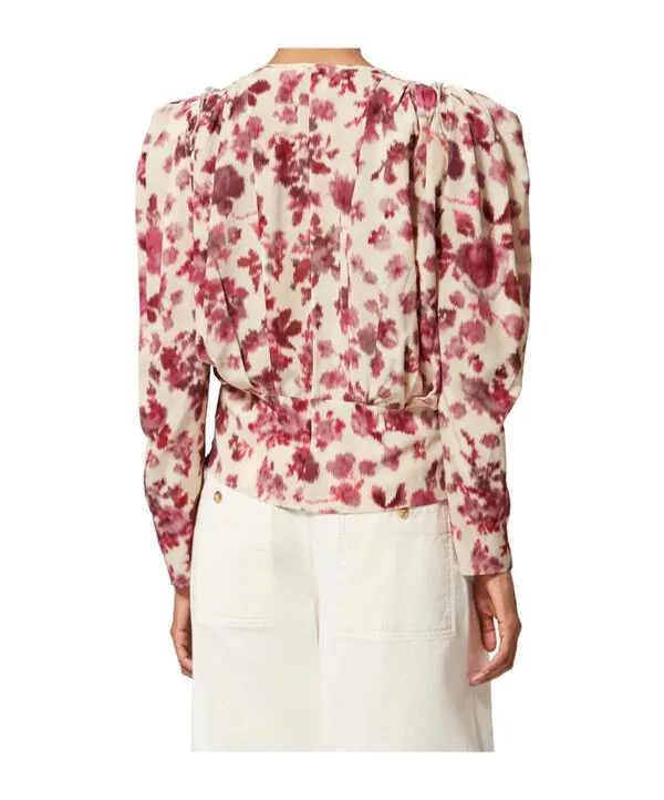 Isabel Marant Étoile Zarga Floral Print Top - Pink
