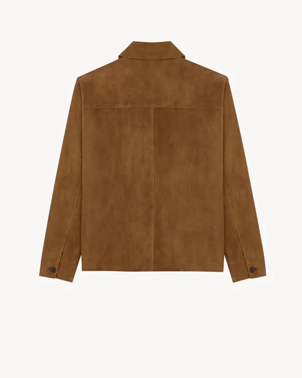 Saint Laurent Button-up Long-sleeved Overshirt