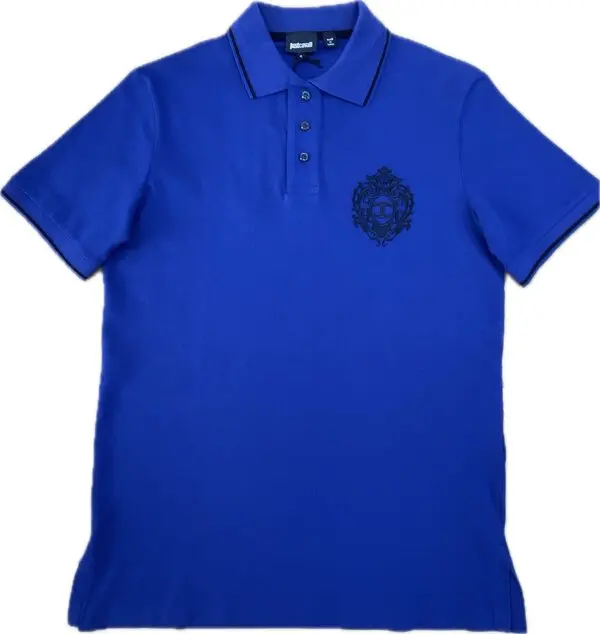 Just Cavalli Short-sleeved Polo Shirt - Blue
