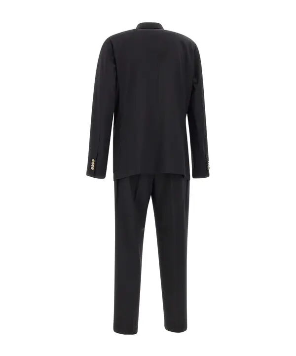 BRIGLIA 1949 Bolgheri Double-breasted Suit - Black