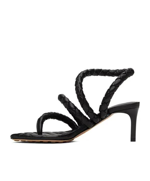 Bottega Veneta Leaf Pointed High-heeled Sandals