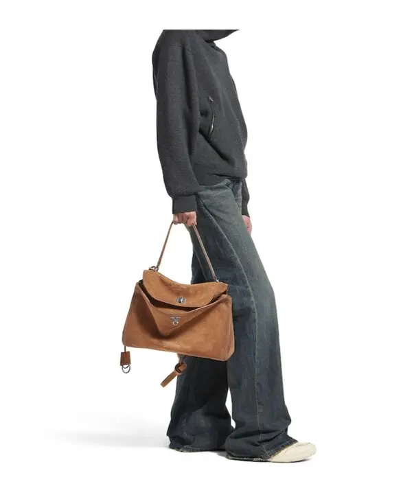 Balenciaga Rodeo Medium Shoulder Bag - Camel