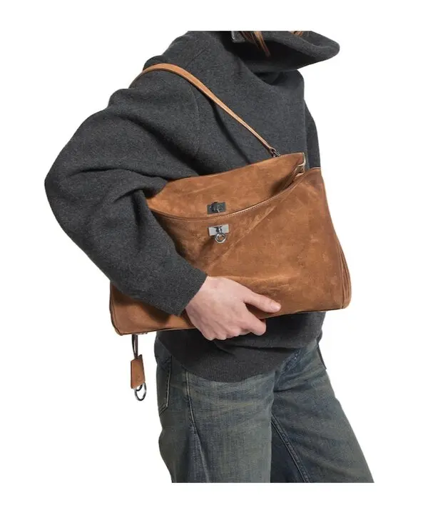 Balenciaga Rodeo Medium Shoulder Bag - Camel
