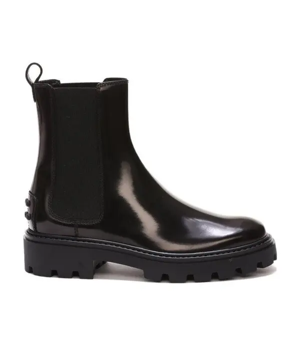 TOD'S Studded Chelsea Boots - Black