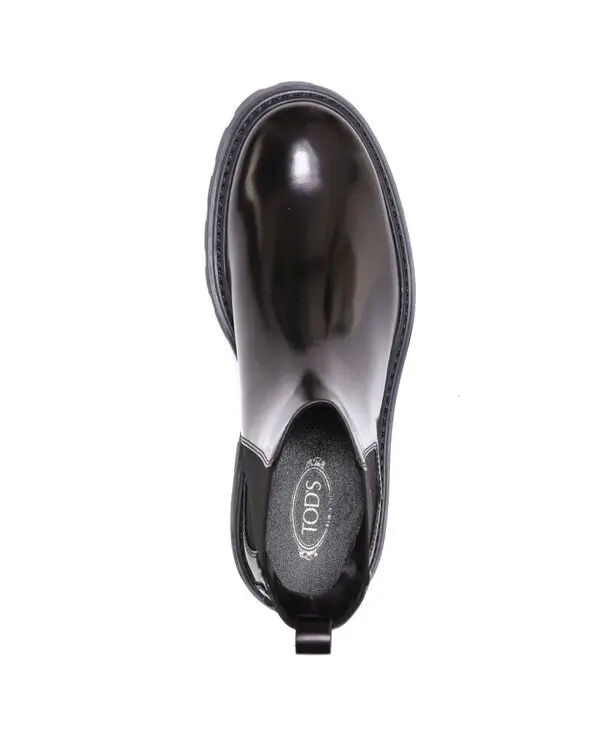 TOD'S Studded Chelsea Boots - Black