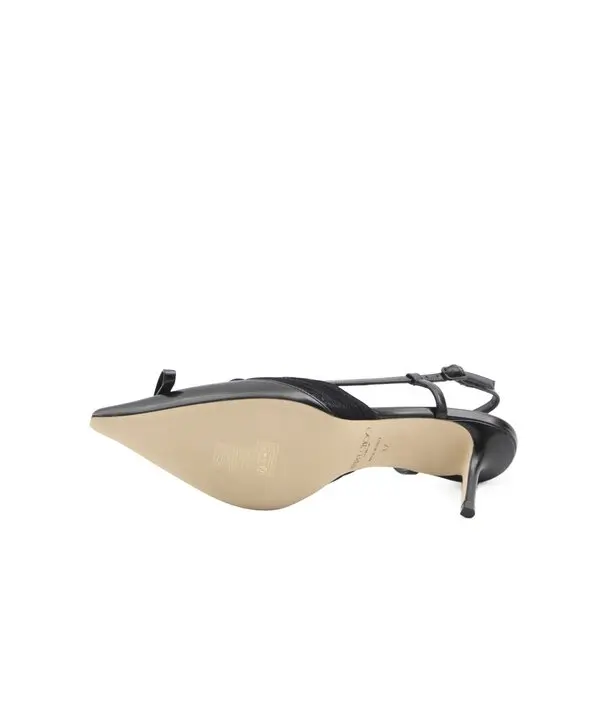 JIMMY CHOO Afia Mesh Slingback Pumps