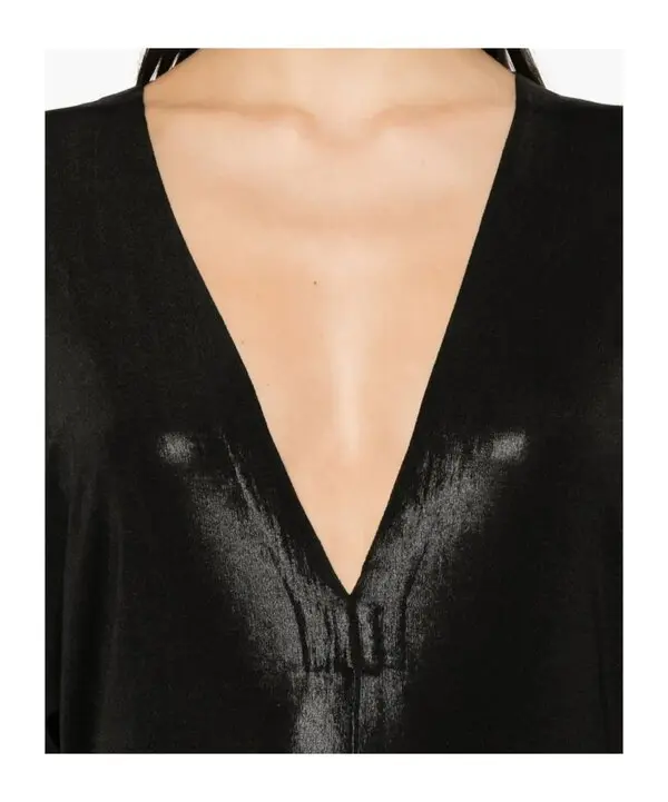 Norma Kamali V-neck Fishtail Dress