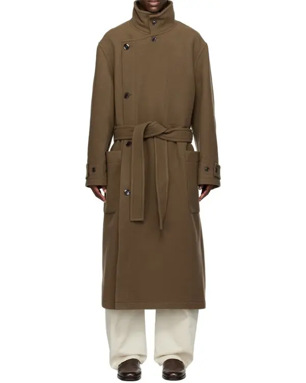 LEMAIRE Double-breasted Belted Coat