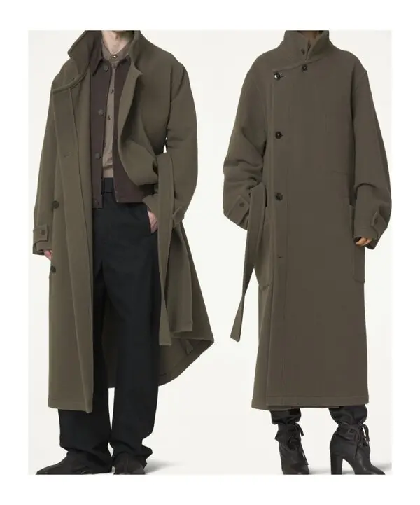 LEMAIRE Double-breasted Belted Coat