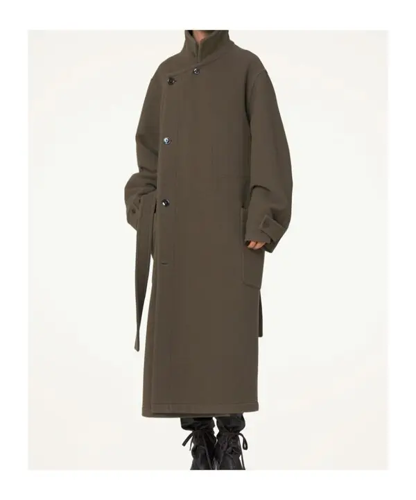 LEMAIRE Double-breasted Belted Coat