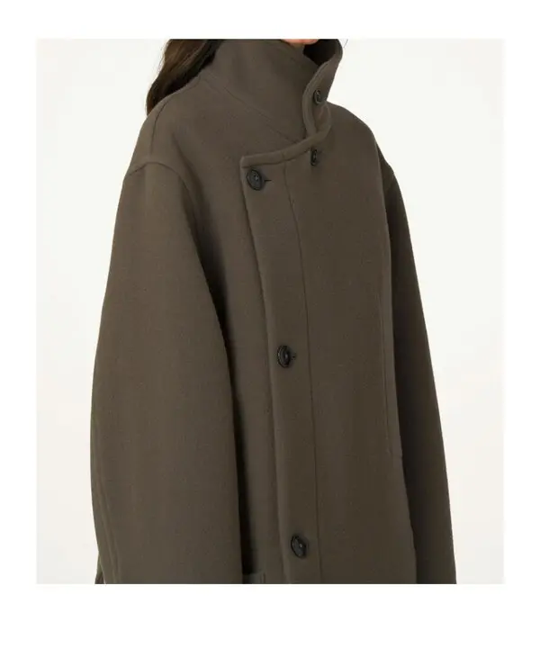 LEMAIRE Double-breasted Belted Coat