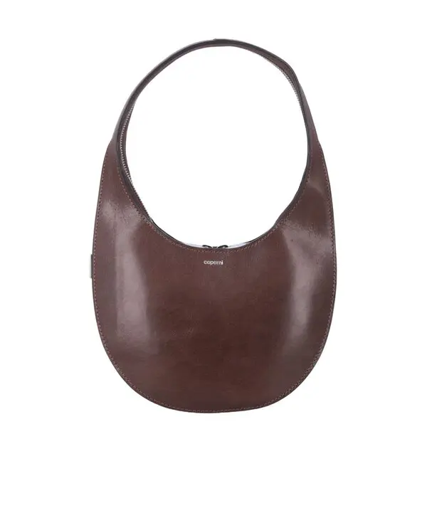 Coperni Small Swipe Leather Bag - Brown