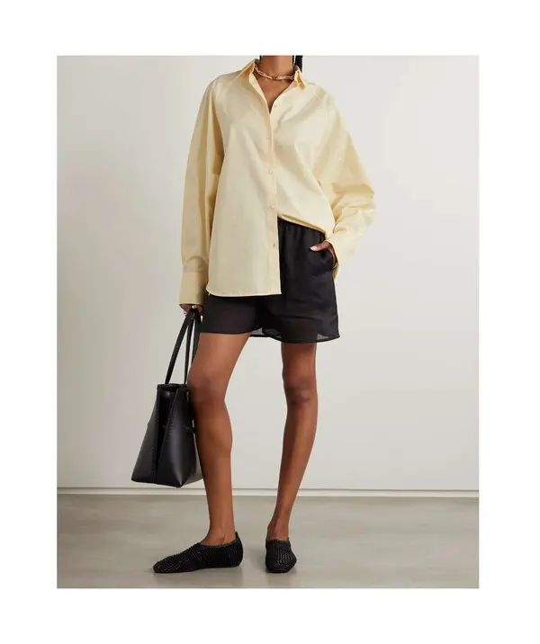 TOTEME Elasticated-waistband Shorts - Black