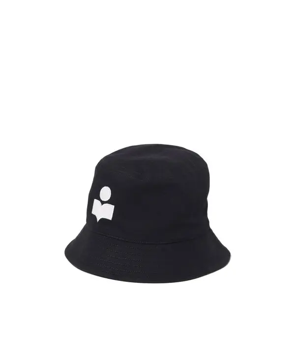 Isabel Marant Étoile Logo Embroidered Bucket Hat - Black