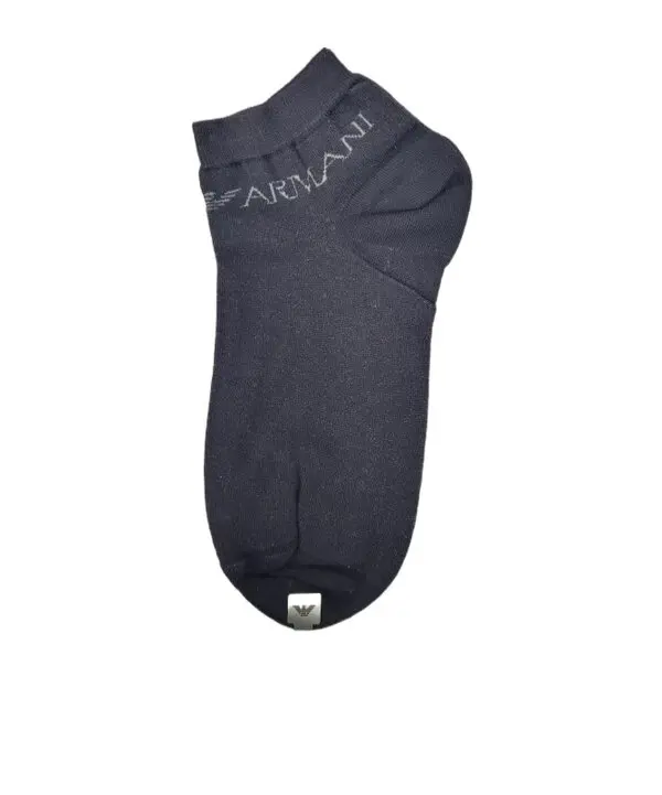 Emporio Armani Logo Crew Socks - Black