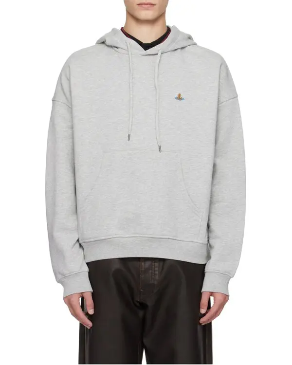 VIVIENNE WESTWOOD Ashton Drawstring Hoodie - Grey