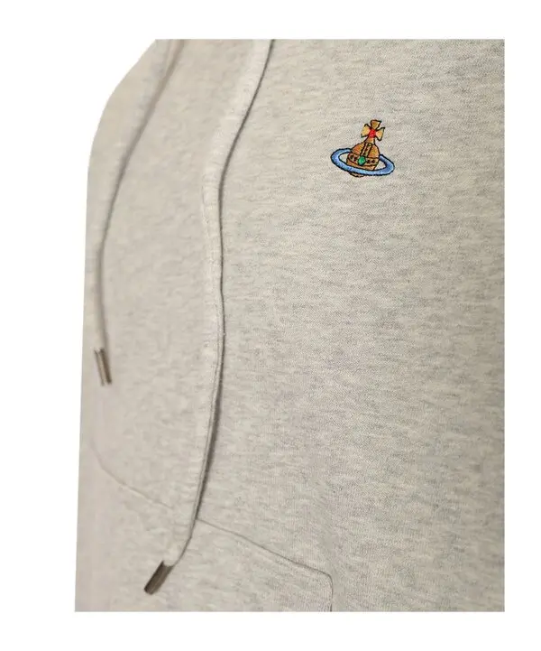 VIVIENNE WESTWOOD Ashton Drawstring Hoodie - Grey