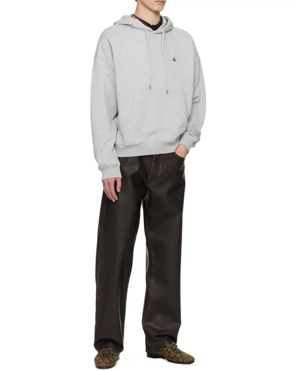 VIVIENNE WESTWOOD Ashton Drawstring Hoodie - Grey
