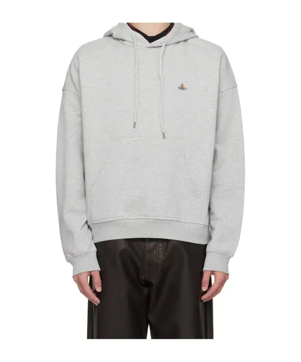 VIVIENNE WESTWOOD Ashton Drawstring Hoodie - Grey