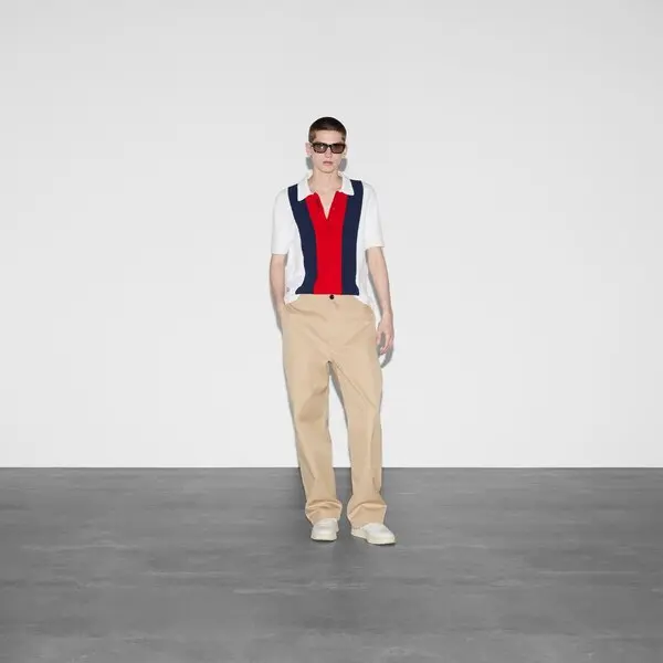 Gucci Casual Pants With Ribbon Detail