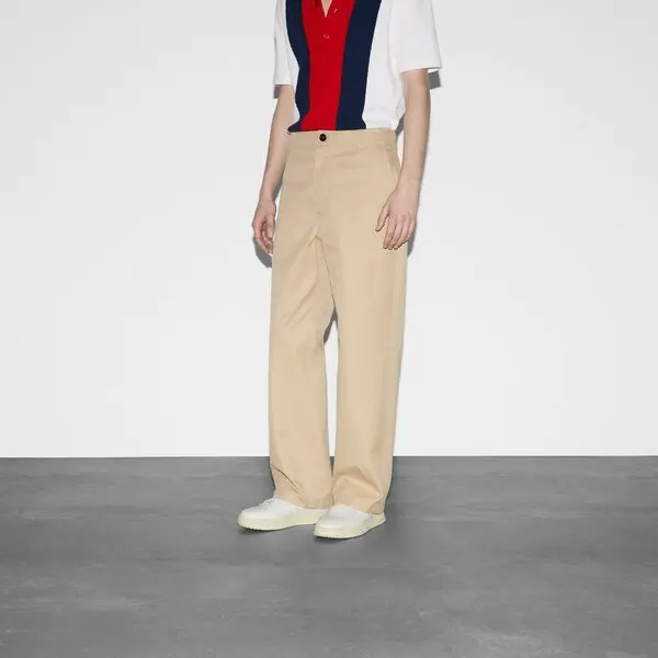 Gucci Casual Pants With Ribbon Detail