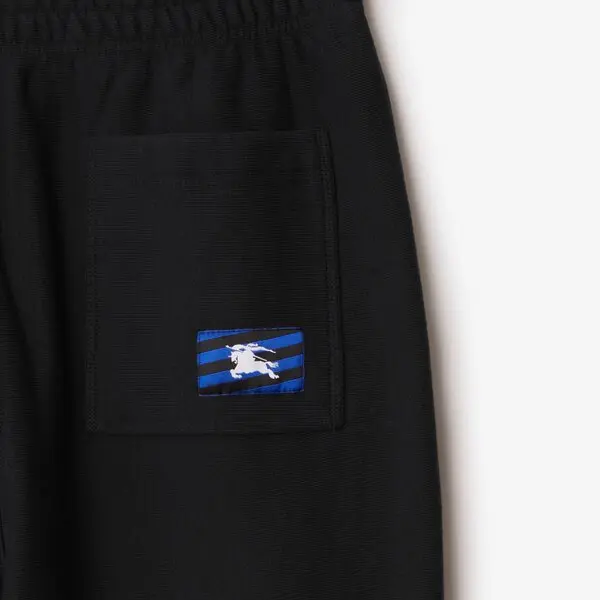 Burberry Equestrian Knight Cropped-leg Track Pants