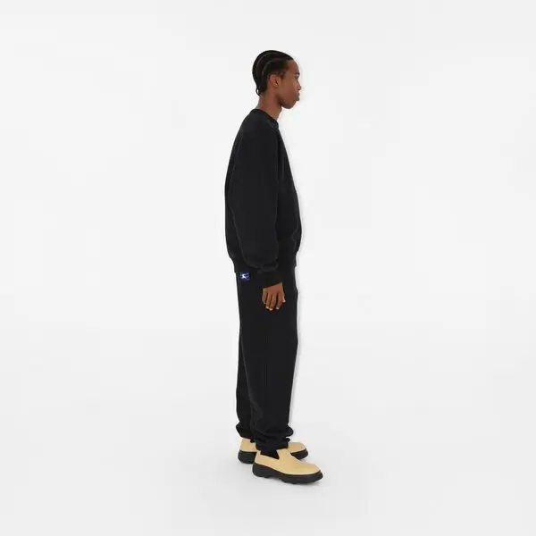 Burberry Equestrian Knight Cropped-leg Track Pants