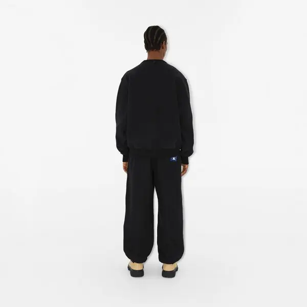 Burberry Equestrian Knight Cropped-leg Track Pants