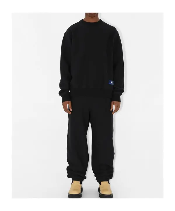 Burberry Equestrian Knight Cropped-leg Track Pants