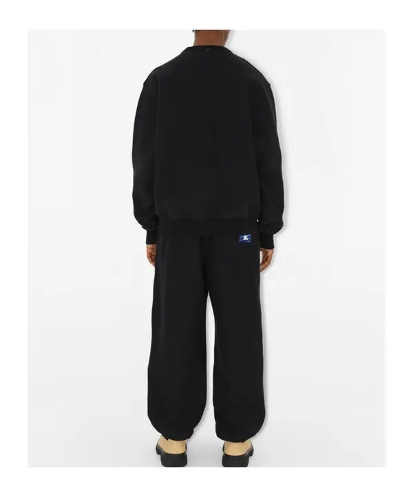 Burberry Equestrian Knight Cropped-leg Track Pants