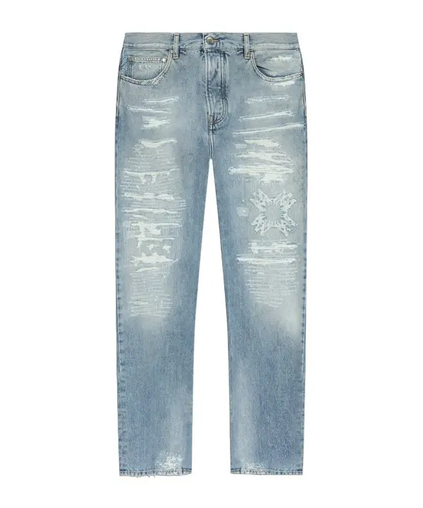Amiri Distressed Denim Jeans - Surfing Indigo