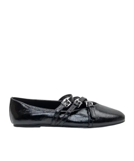Michael Kors Buckled Slip-on Flat - Black