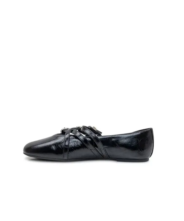 Michael Kors Buckled Slip-on Flat - Black