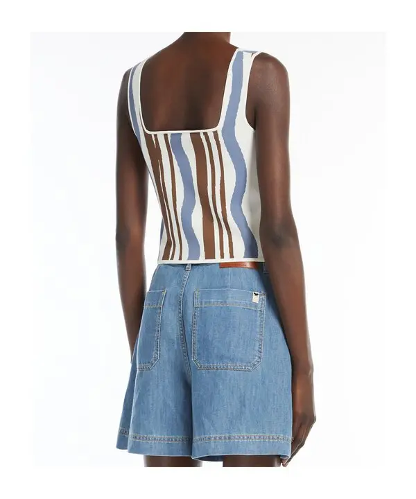 Max Mara Pilade All-over Patterned Knit Top