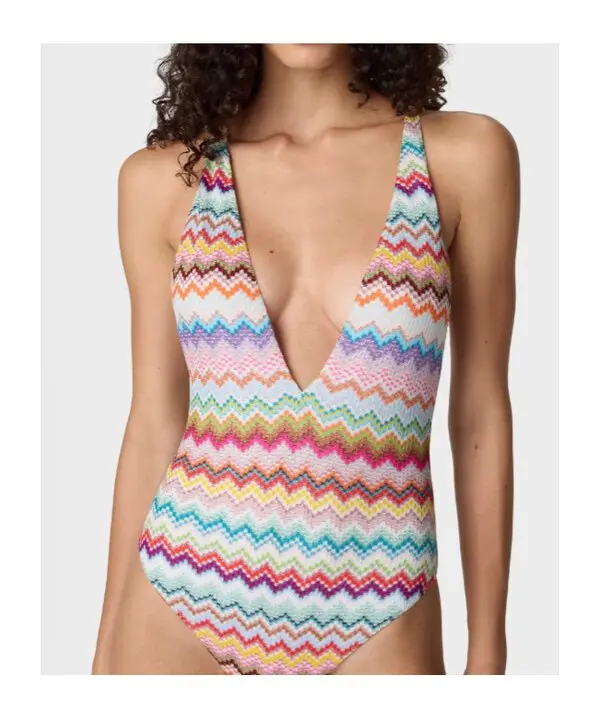 Missoni Zigzag Pattern One-piece Swimsuit - Multiple Colors