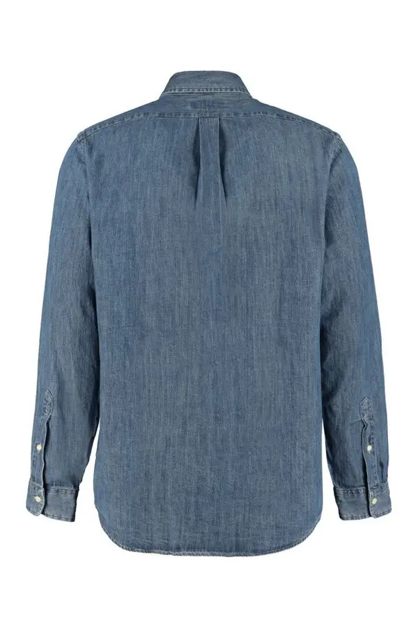 Polo Ralph Lauren Logo Embroidered Denim Shirt