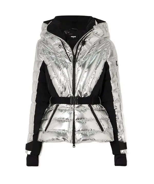 Mackage Down Jacket With Detachable Hood And Zipper Pockets - Black
