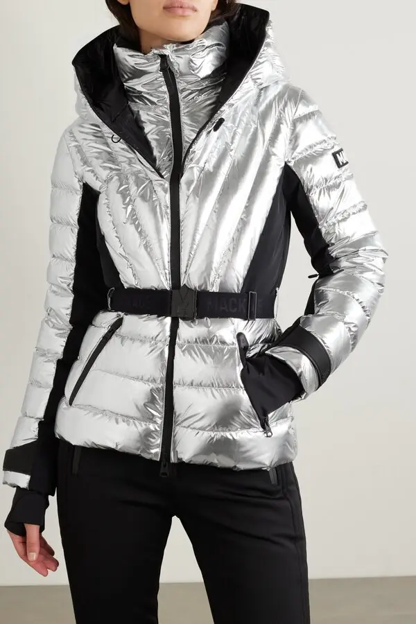 Mackage Down Jacket With Detachable Hood And Zipper Pockets - Black