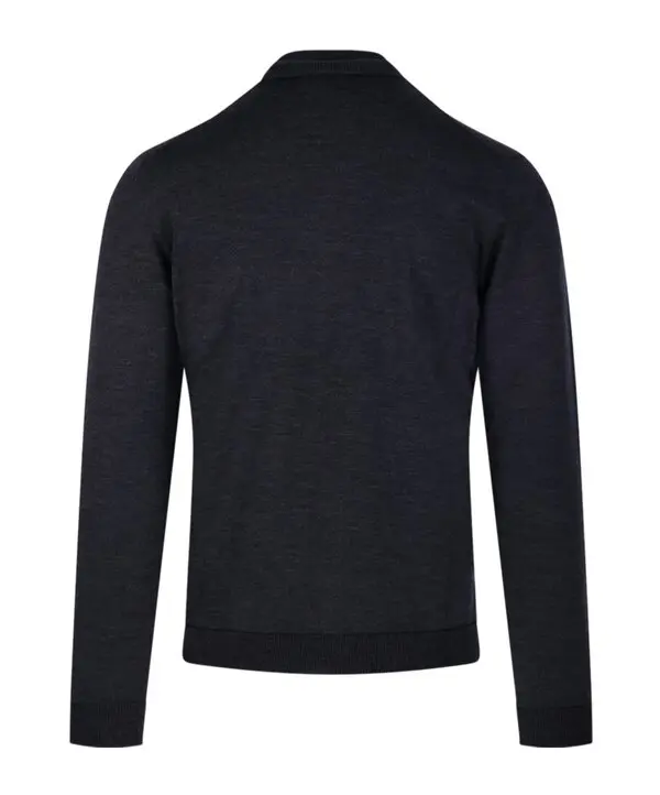 ROBERTO COLLINA Virgin Wool High Neck Sweater - Black