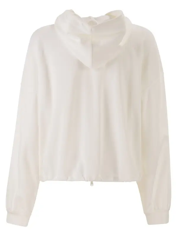 Brunello Cucinelli Logo Patch Zip-up Hoodie - No