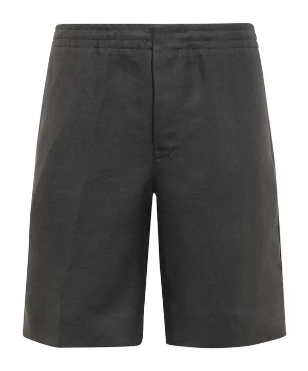 Zegna Relaxed Fit Waist Shorts - Black