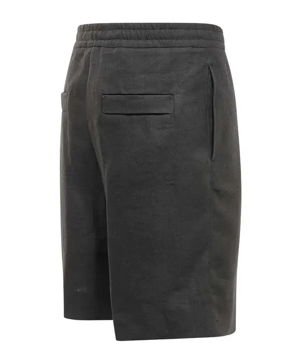 Zegna Relaxed Fit Waist Shorts - Black