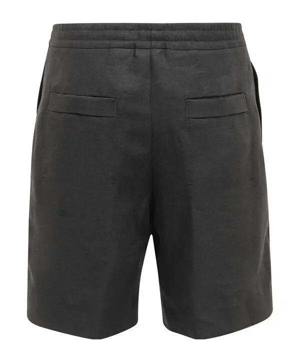 Zegna Relaxed Fit Waist Shorts - Black