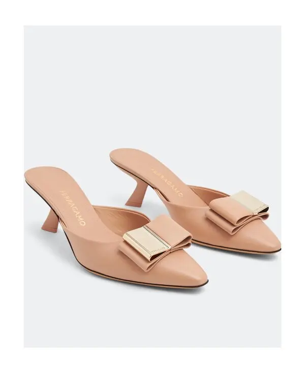 FERRAGAMO Bow Detail Mules