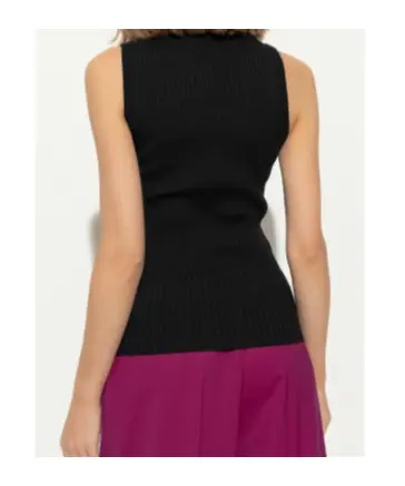 Dolce & Gabbana Ribbed Knit Turtleneck Vest