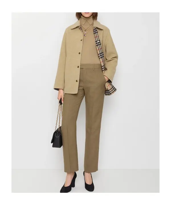 Burberry Double-faced Wool Twill Overshirt