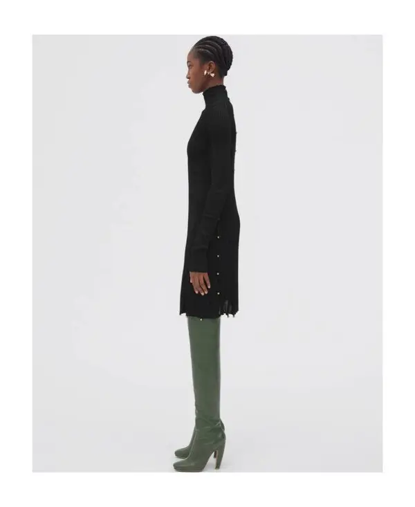 Bottega Veneta Long-sleeved Pleated Dress